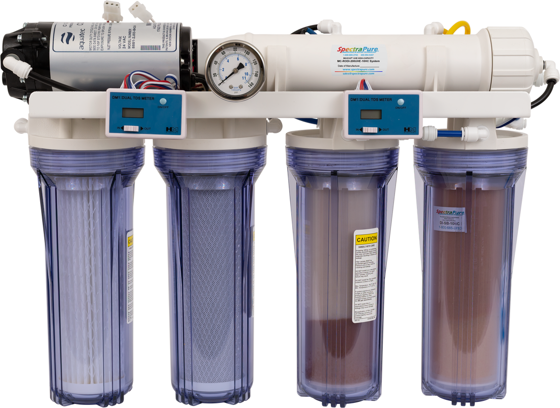 SpectraPure® MaxCap ® 1:1 Ultra High Efficiency 200GPD RO/DI System ...
